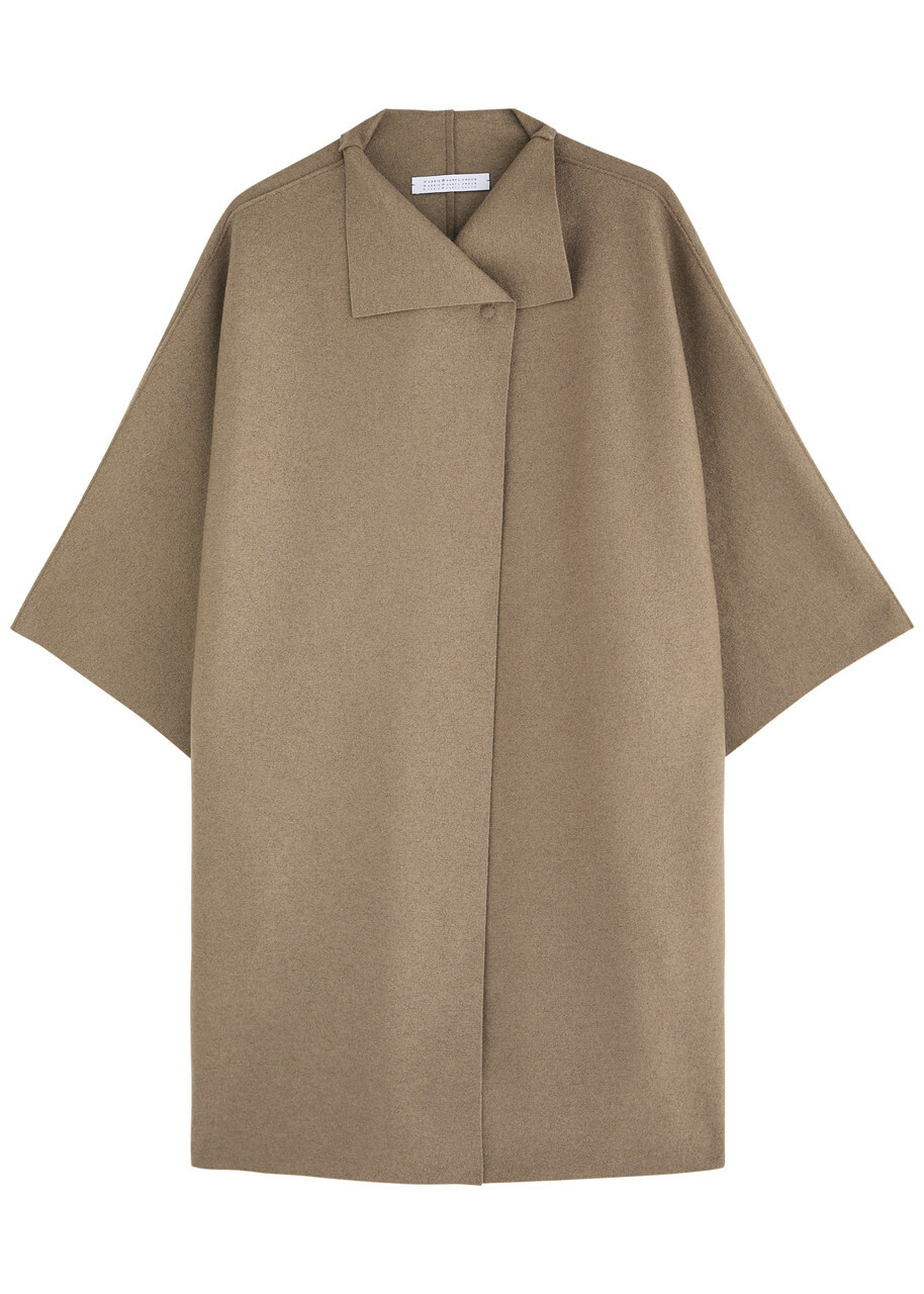 Harris Wharf London Wool Jacket Taupe Harris Wharf London