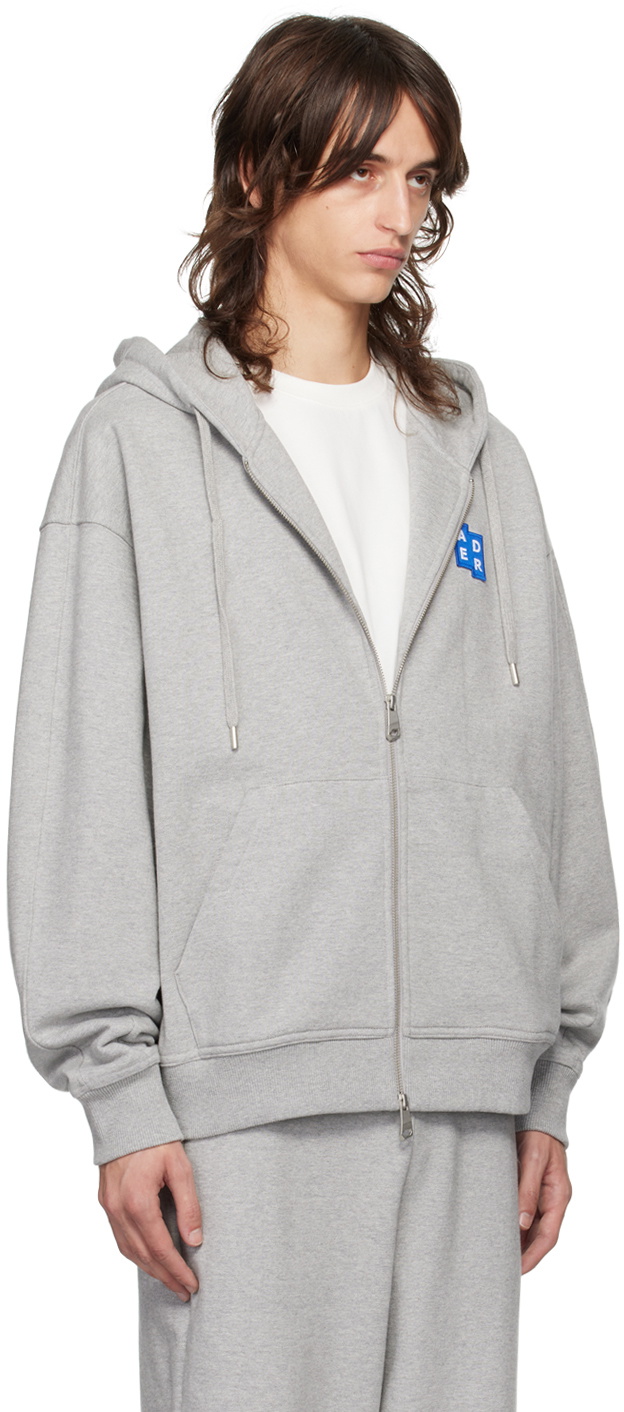 ADER error Gray TRS Tag Hoodie ADER error