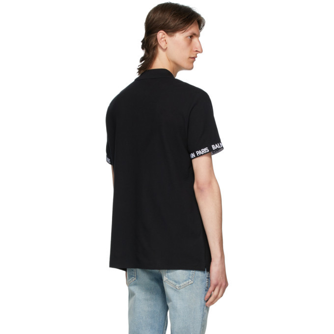 Balmain Black Balmain Paris Polo Balmain