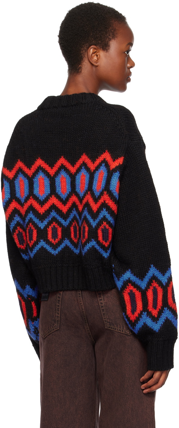 GANNI Black Chunky Sweater GANNI