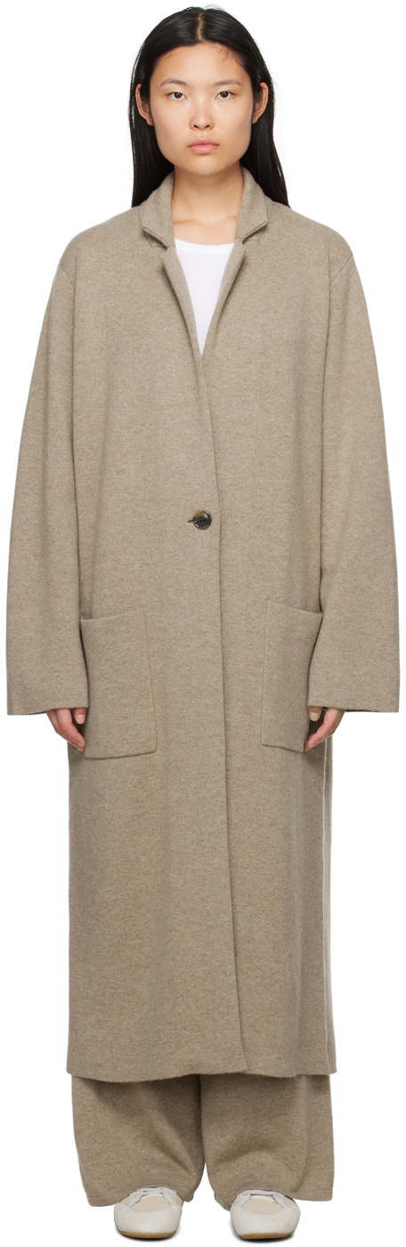 LISA YANG Beige 'The Amie' Coat Lisa Yang