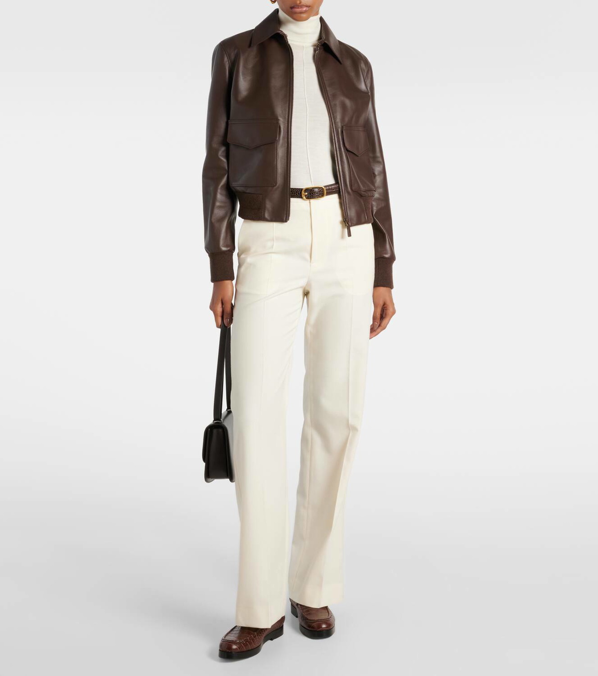 Ralph Lauren Collection Sullivan leather bomber jacket Ralph Lauren ...