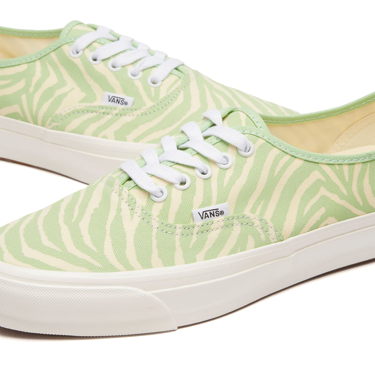 Vans LX Authentic 44 Sneaker in Zebra/Pistachio Green Vans