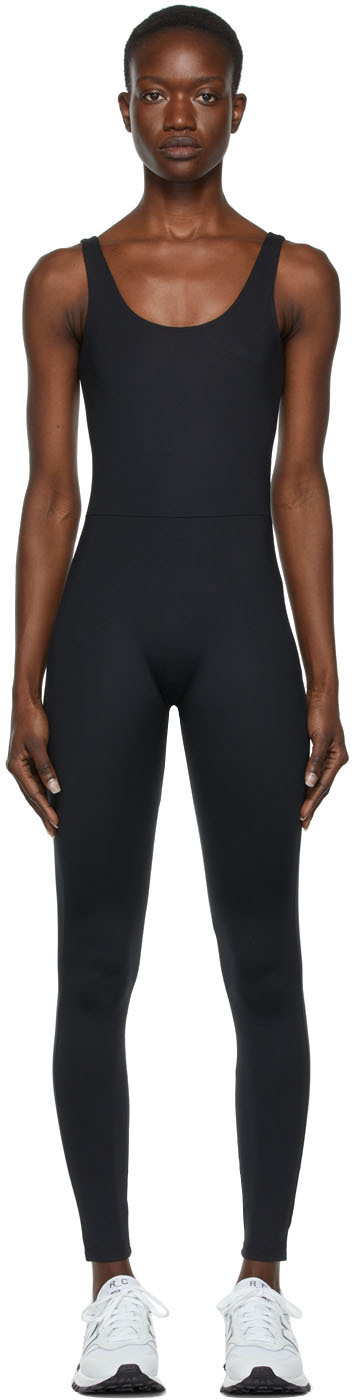 Girlfriend Collective Black Scoop Unitard Girlfriend Collective