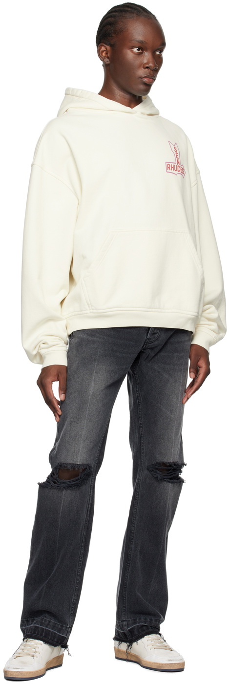 Rhude SSENSE Exclusive Off-White 'Send Rhudes' Hoodie Rhude