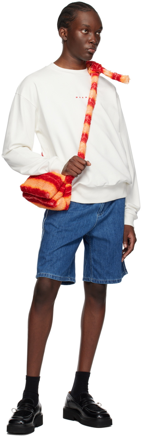 Marni Red & Orange Small Prisma Bag Marni