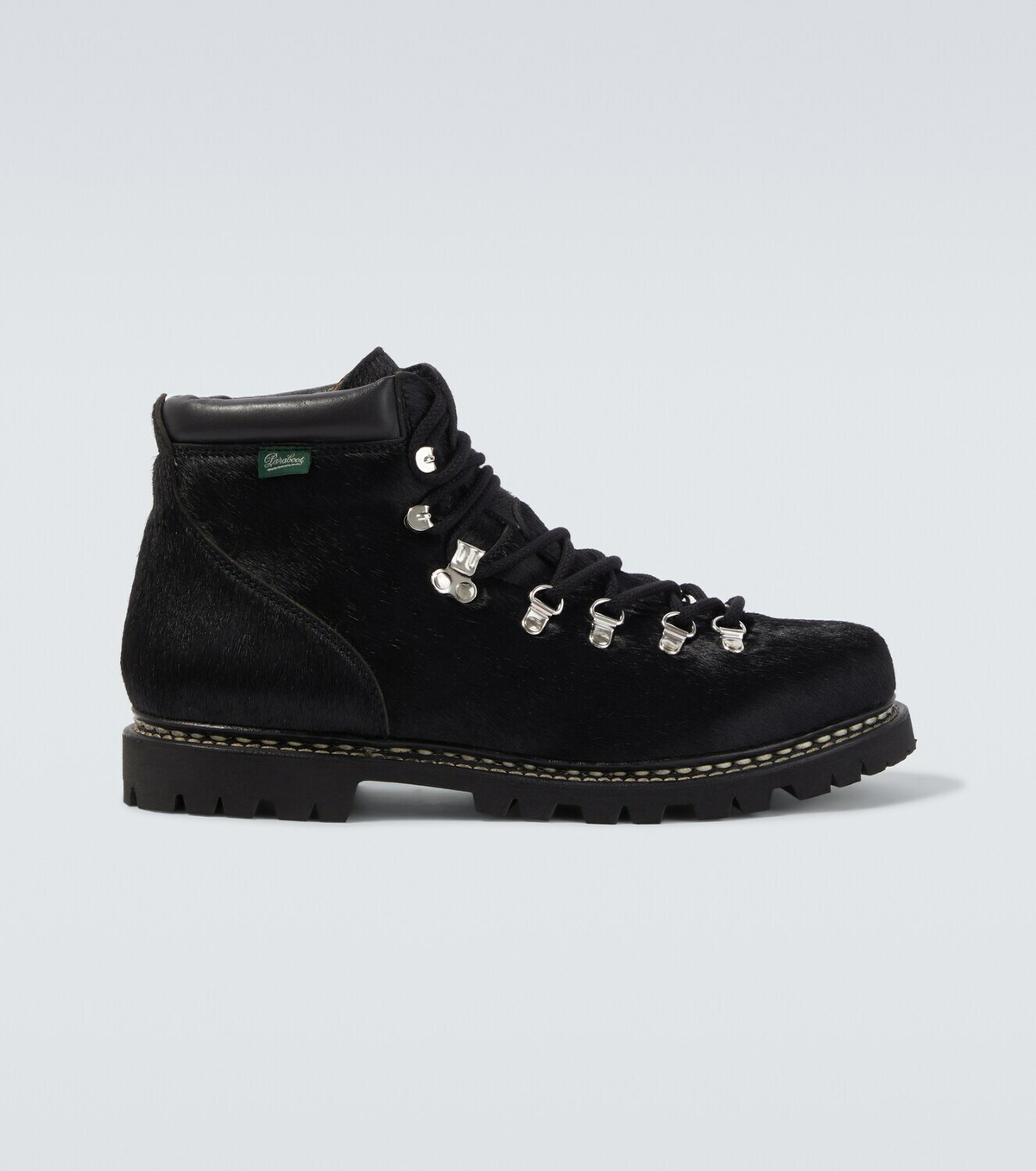 Junya Watanabe Paraboot calf hair lace-up boots Junya Watanabe