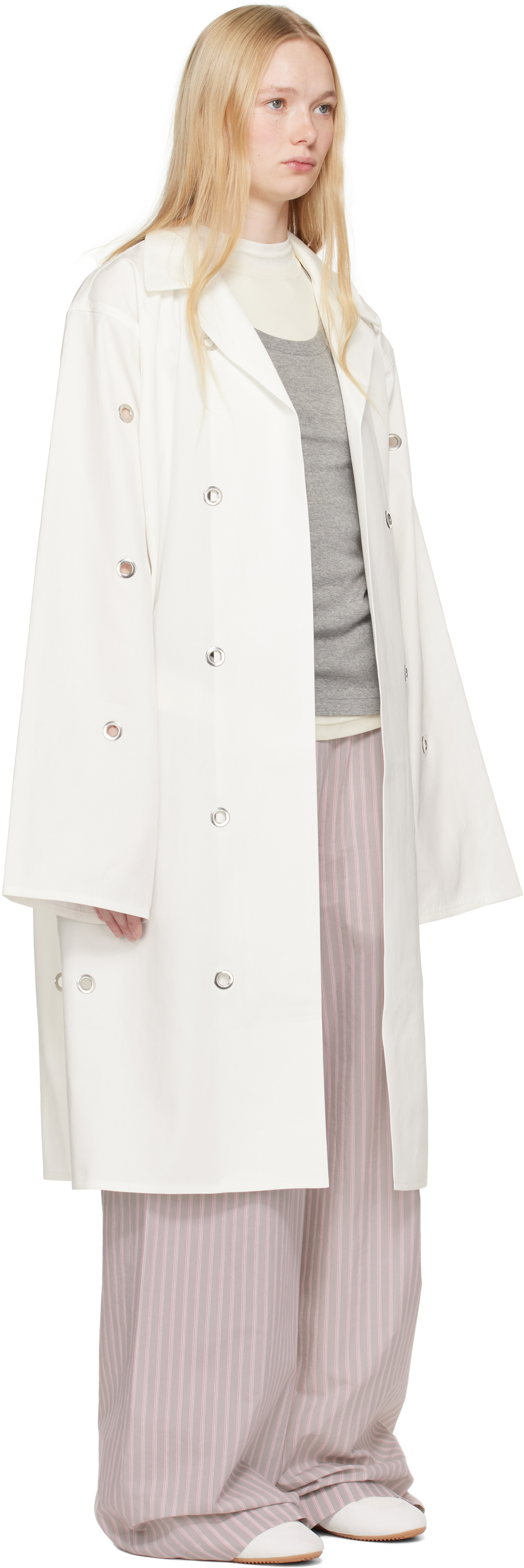 Sofie D'Hoore Off-White Chesterfield Coat Sofie D'Hoore