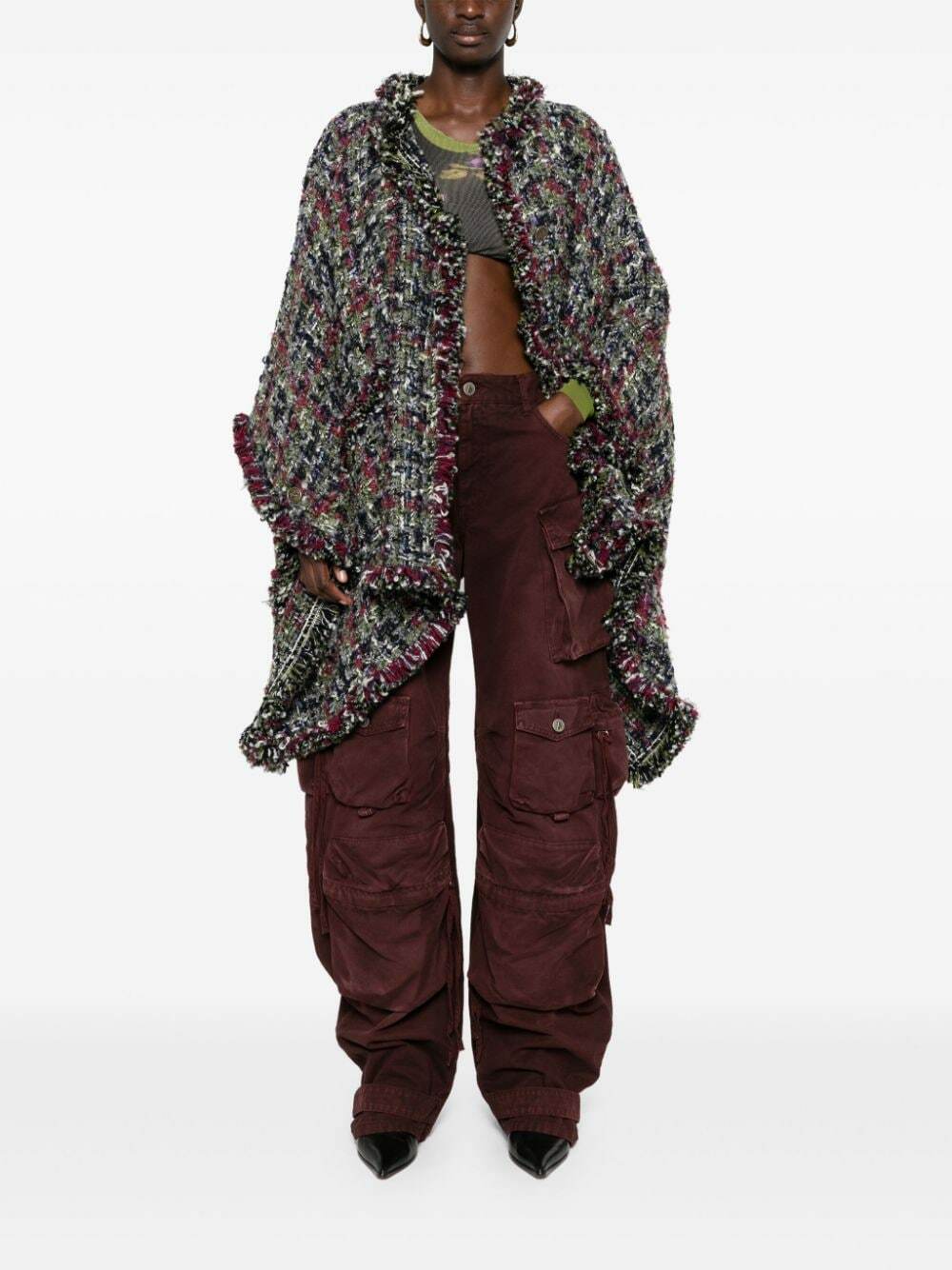 ETRO - Wool Tweed Cape Etro