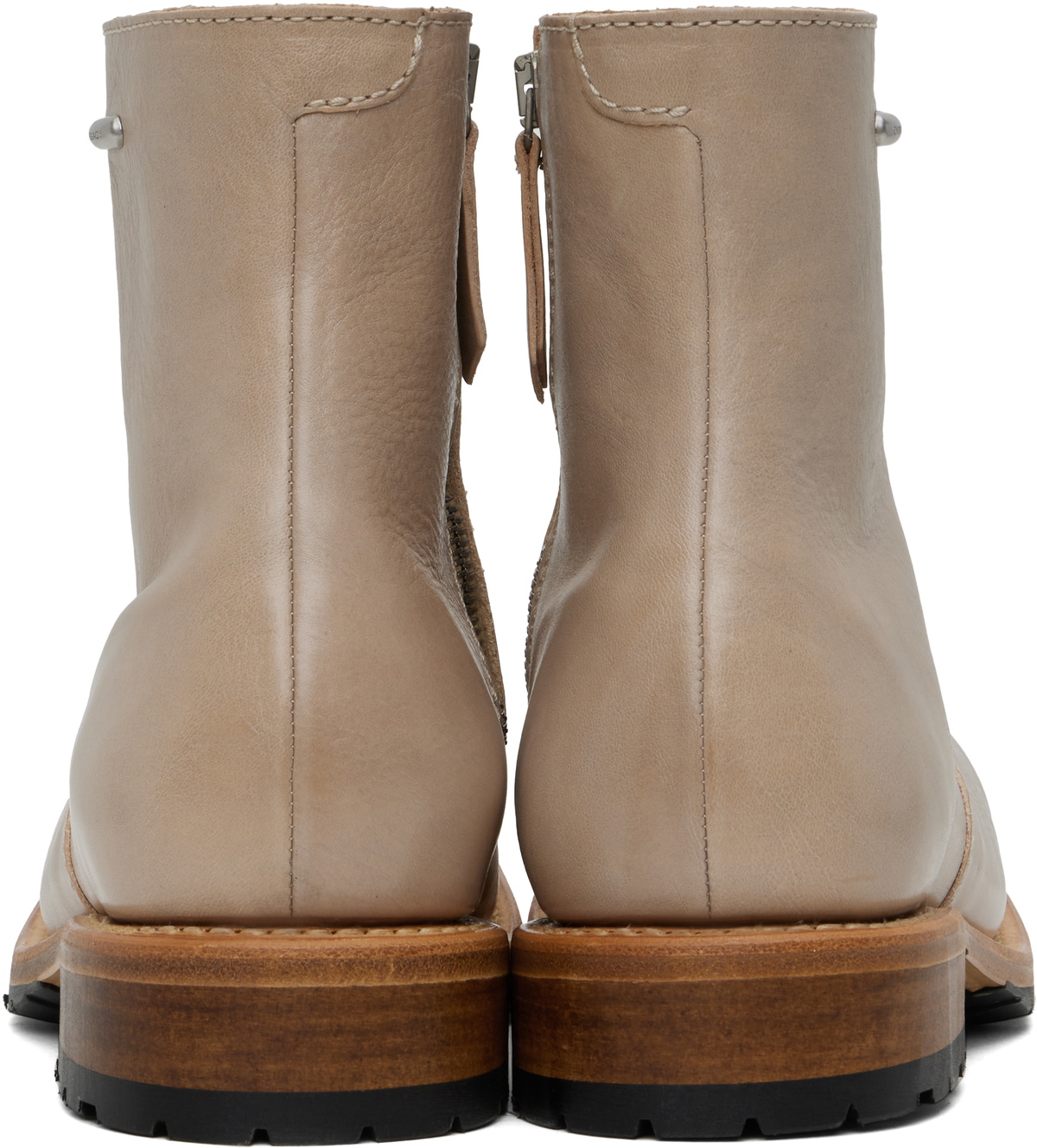 OUR LEGACY Taupe Engine Boots Our Legacy