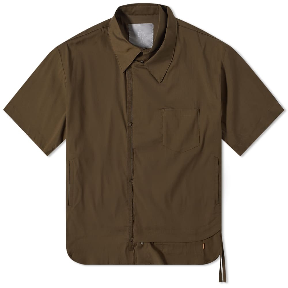 GOOPiMADE Men's GNV-05 Softbox 2-Layer Shirt in Sage GOOPiMADE