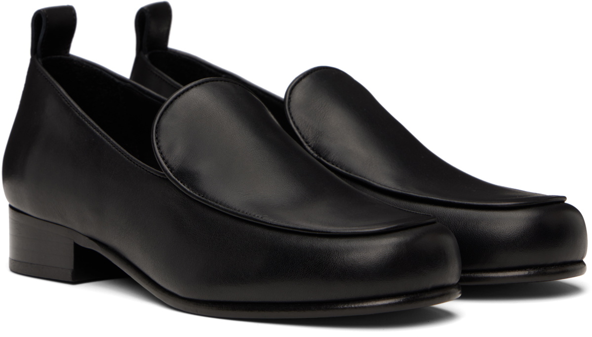 BY FAR Black Alfred Loafers By Far