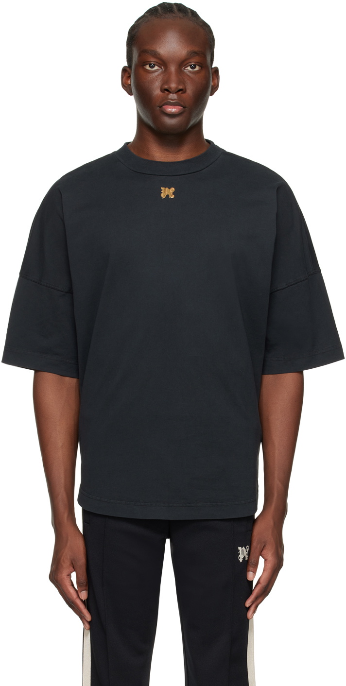 Palm Angels Black Foggy Over T-Shirt Palm Angels