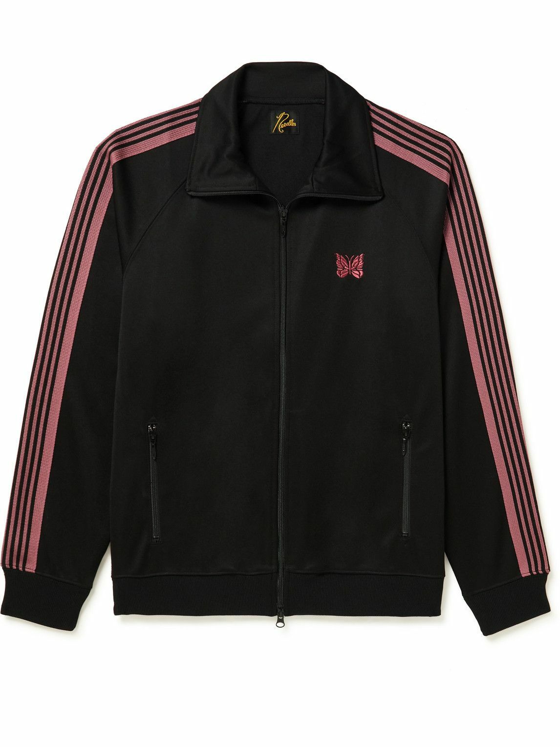 Needles - Logo-Embroidered Tech-Jersey Track Jacket - Black Needles