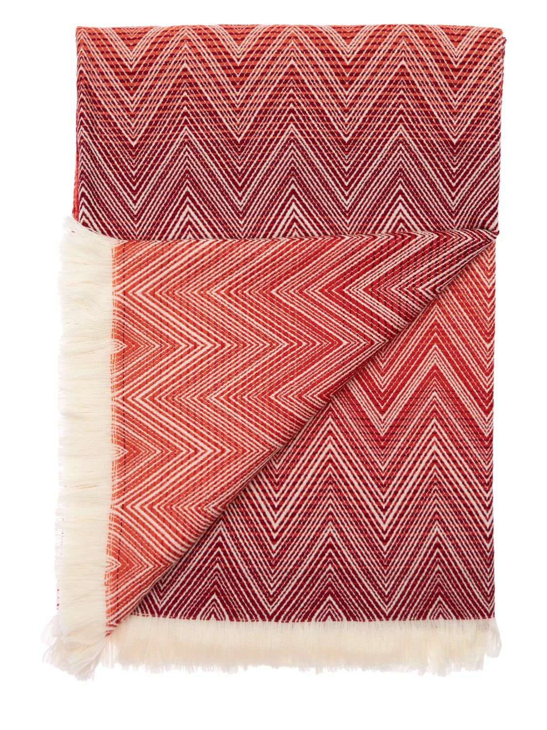 MISSONI HOME Timmy Fringed Wool Throw Missoni Home