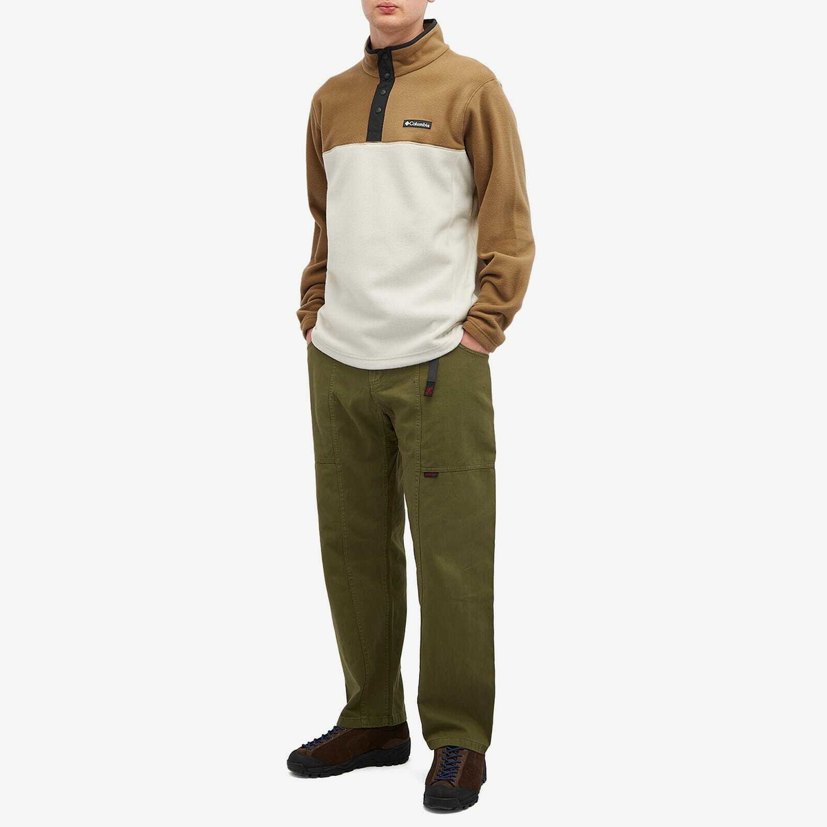 Columbia Men's Steens Mountain Half Snap Fleece Jacket in Dark Stone ...