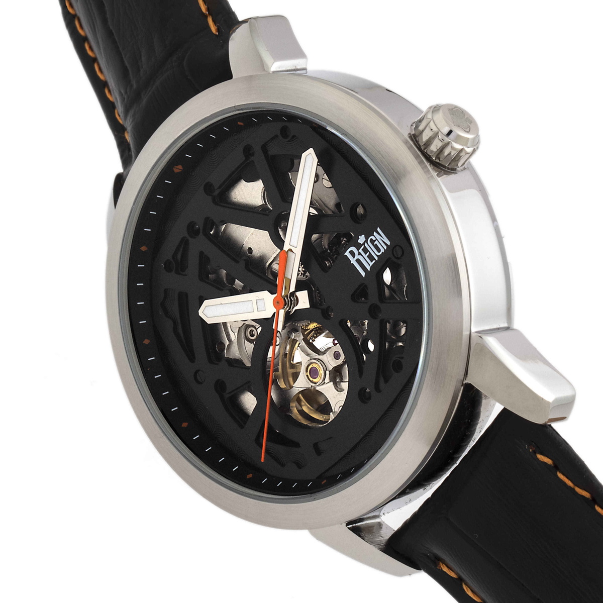Reign Rudolf Automatic Black Dial Mens Watch REIRN5902 Reigning Champ