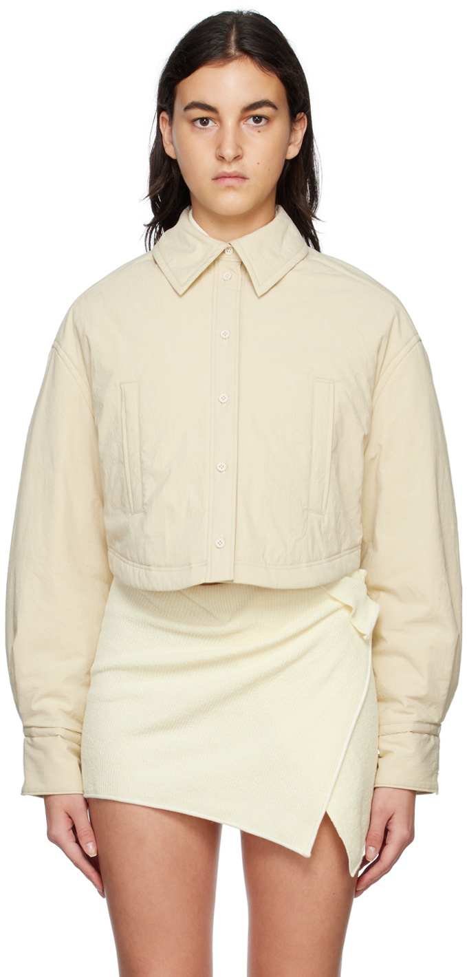 Jacquemus Beige Le Papier 'La Chemise Arnesi' Jacket Jacquemus
