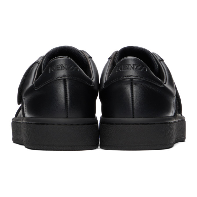 Kenzo Black Velcro Kourt Scratch Sneakers Kenzo