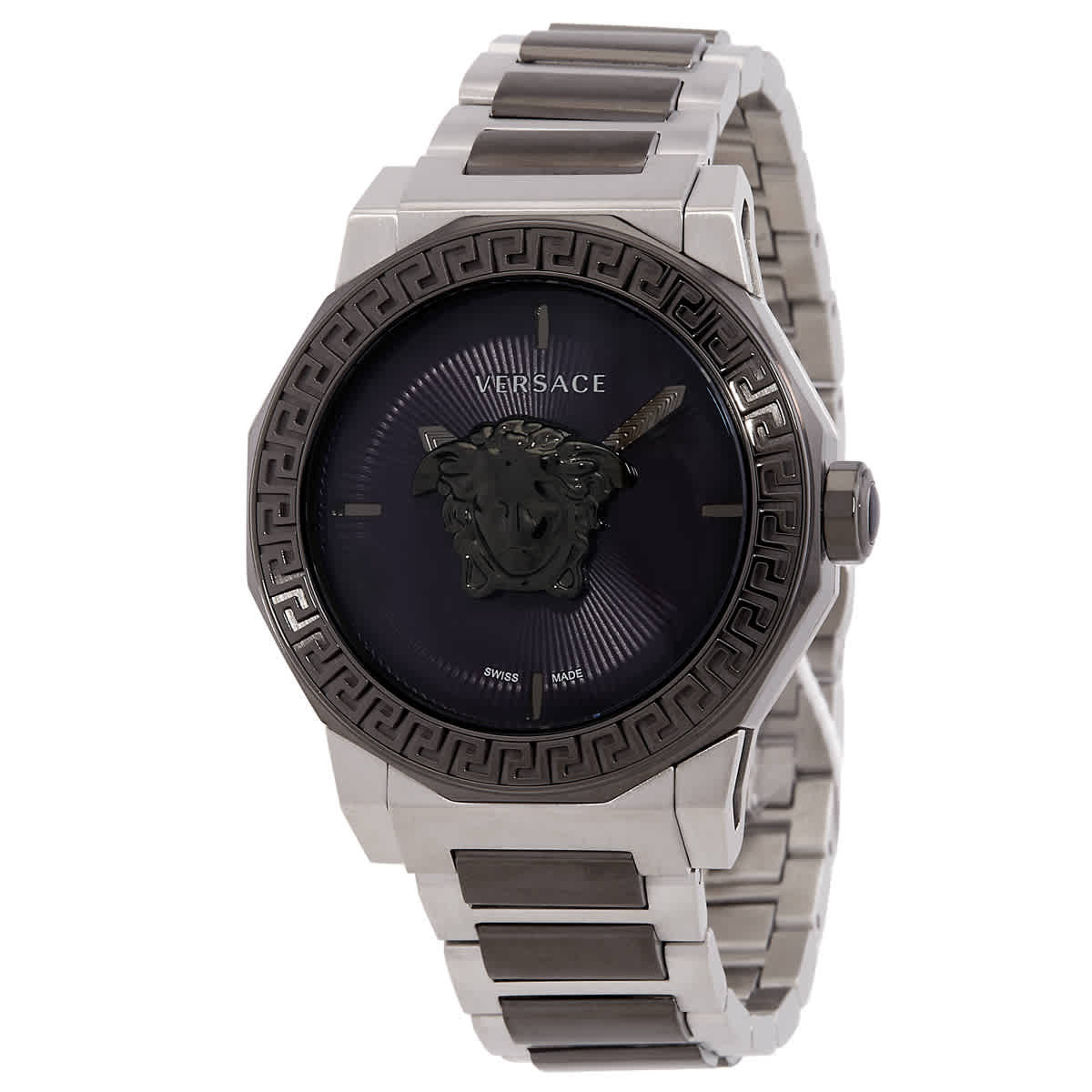 Versace Medusa Deco Quartz Purple Dial Ladies Watch VE7B00523 Versace