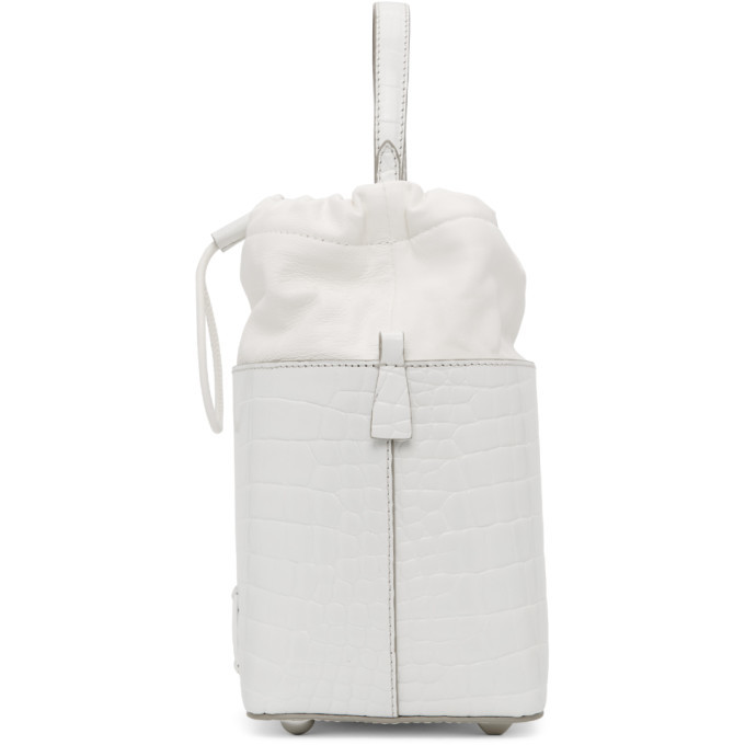 Maison Margiela White Croc 5AC Bucket Bag Maison Margiela