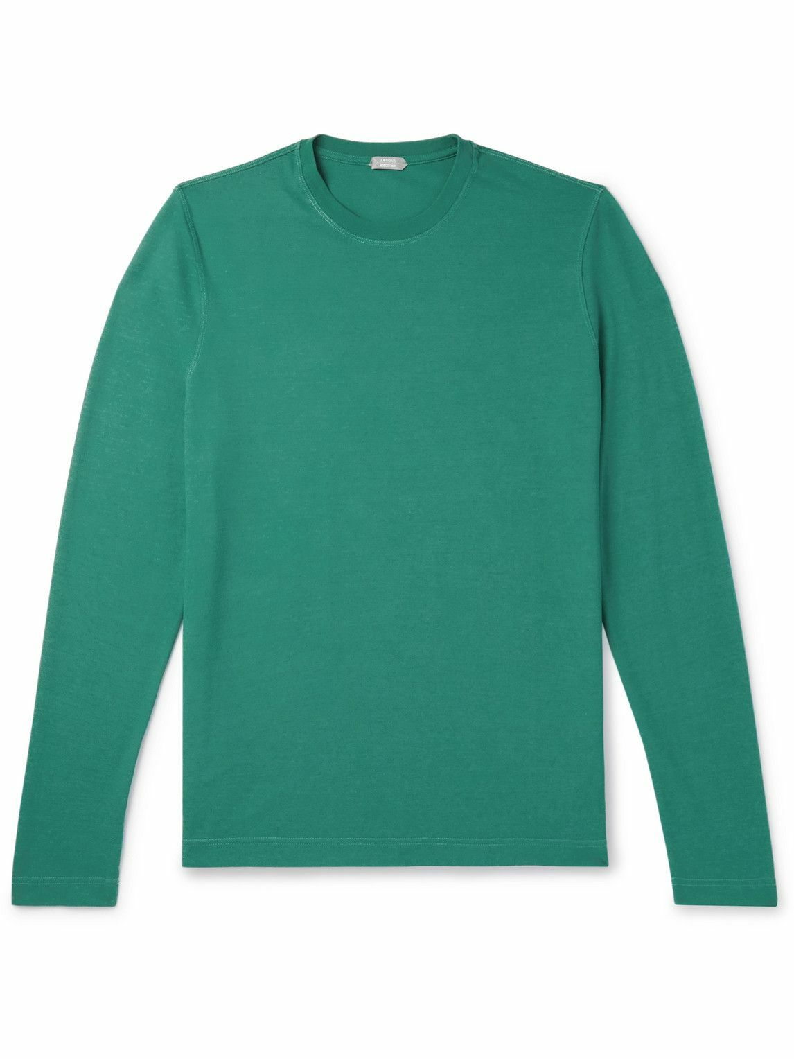 Incotex - Zanone Cotton-Jersey T-Shirt - Green Incotex