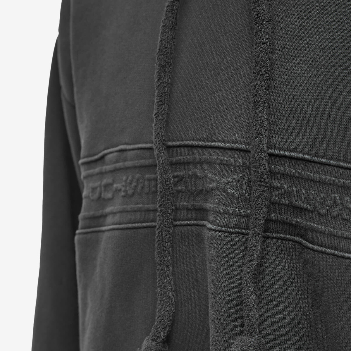 Acne Studios Men's Farmy Chain Rib Hoody in Black Acne Studios