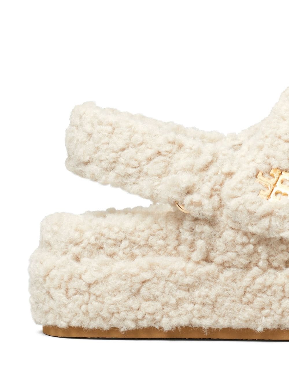 TORY BURCH - Kira Shearling Sandals Tory Burch