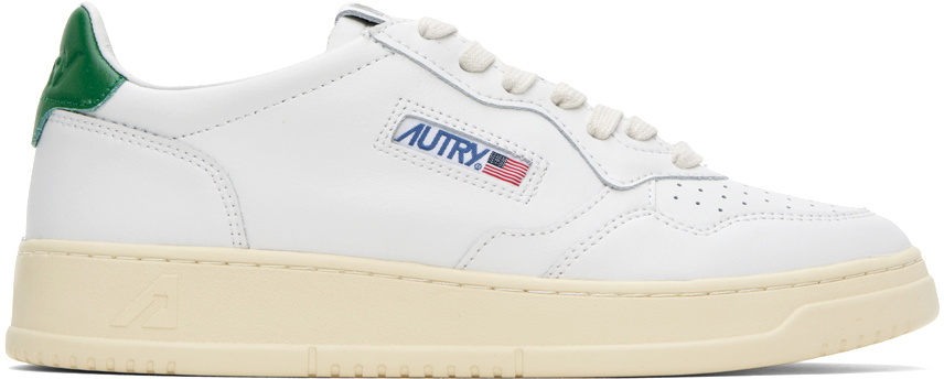 AUTRY White Medalist Low Sneakers Autry