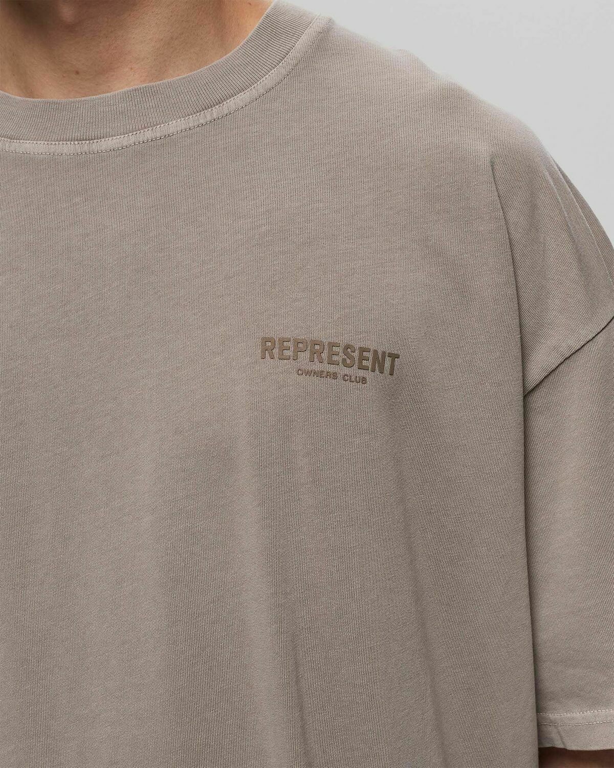 Represent Represent Owners Club T Shirt Brown Shortsleeves Represent