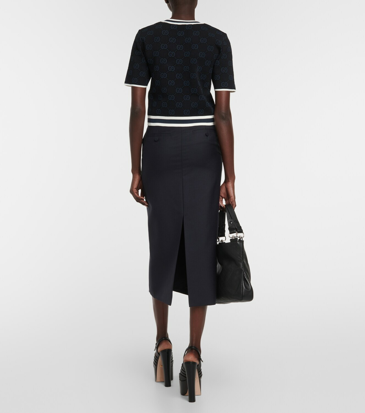 Gucci GG jacquard top Gucci
