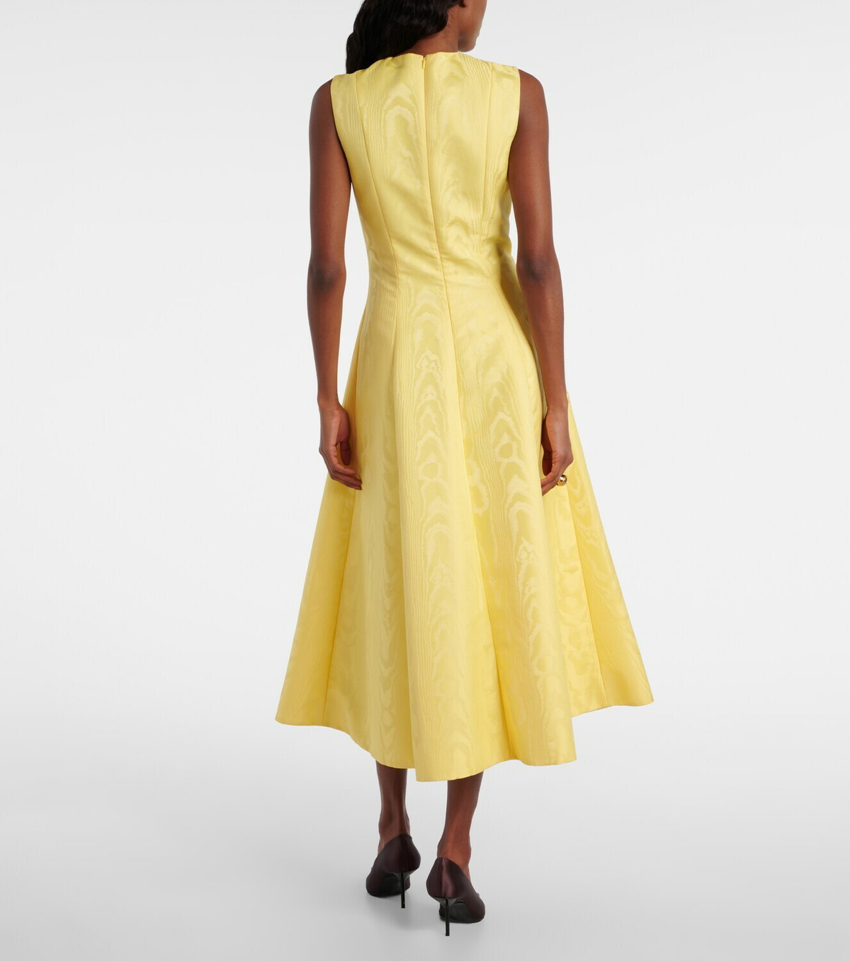 Emilia Wickstead Mara moiré mikado midi dress Emilia Wickstead