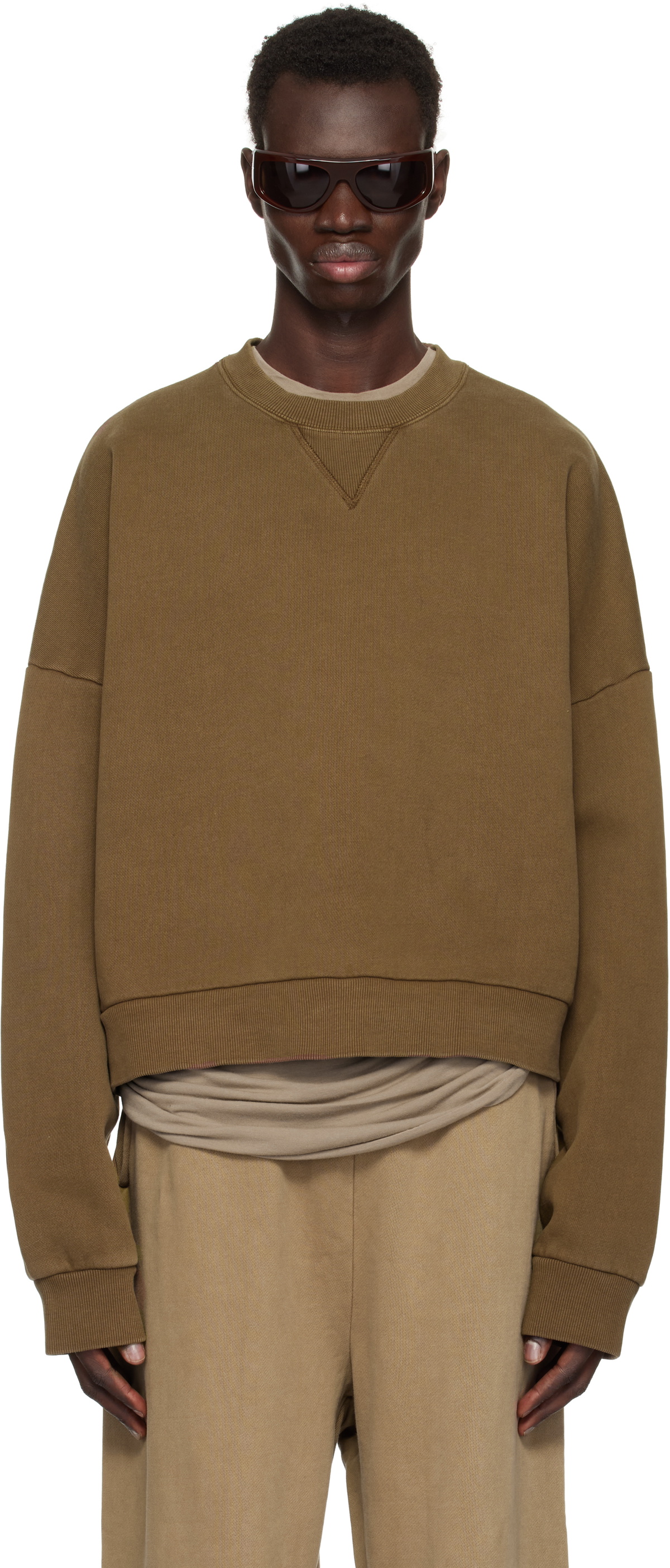 Entire Studios Brown Box Sweatshirt Entire Studios