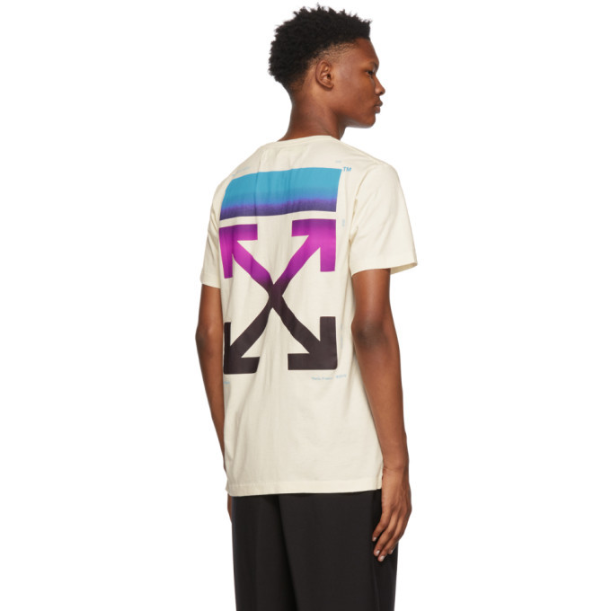 Off-White White Gradient T-Shirt Off-White