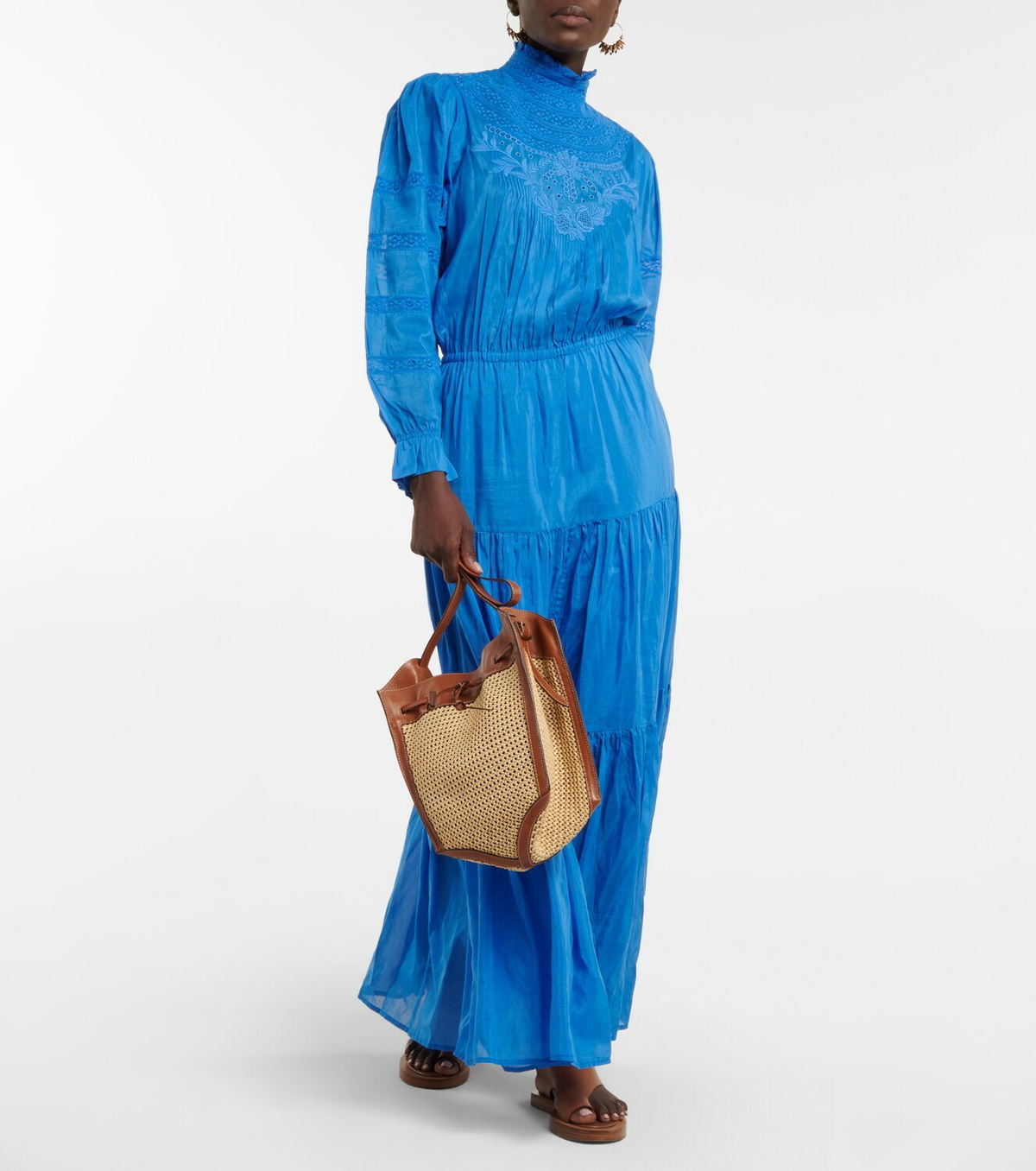 Isabel Marant - Buky leather-trimmed bucket bag Isabel Marant