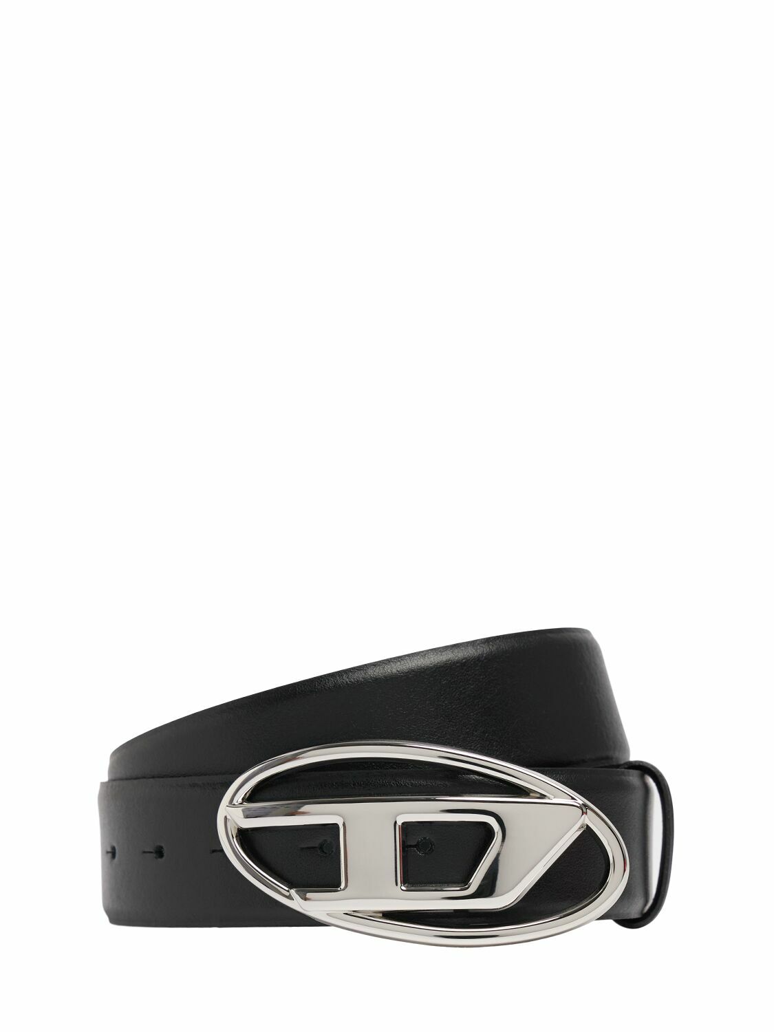 DIESEL 4cm 1dr Reversible Leather Buckle Belt Diesel