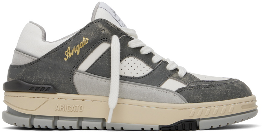 Axel Arigato White & Gray Area Lo Sneakers Axel Arigato
