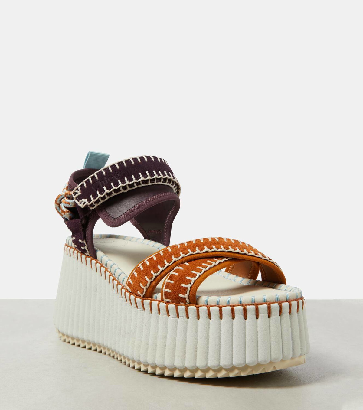 Chloé Nama leather platform sandals Chloe