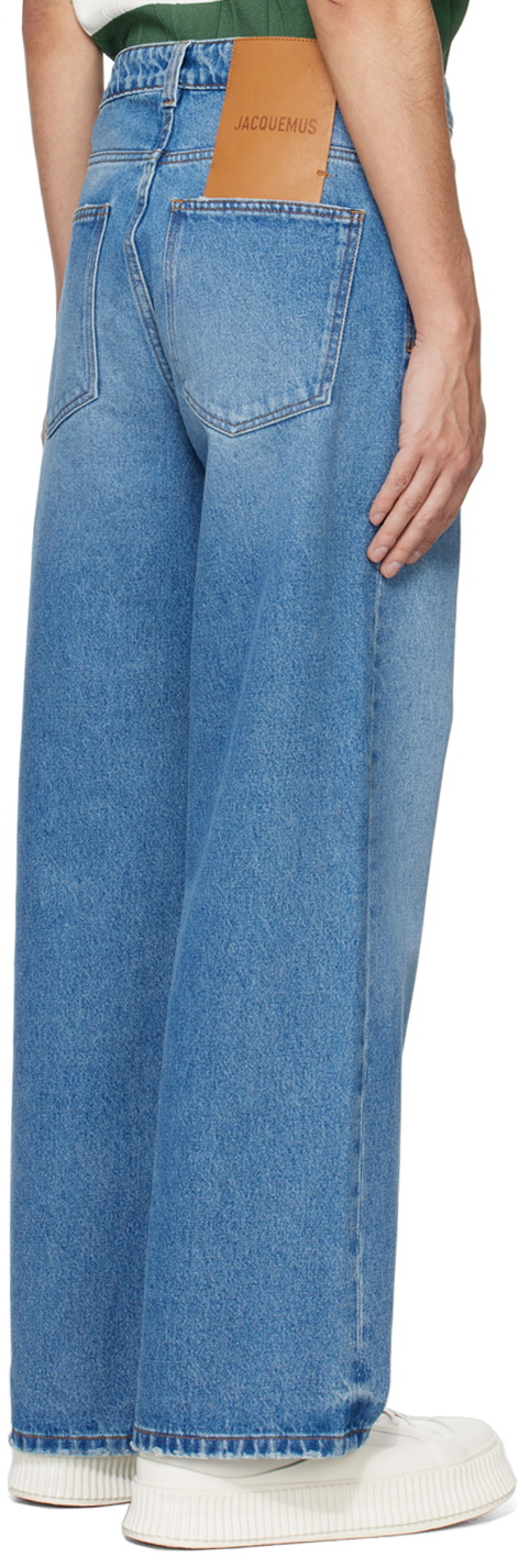 JACQUEMUS Blue Les Classiques 'Le de-Nîmes Large' Jeans Jacquemus