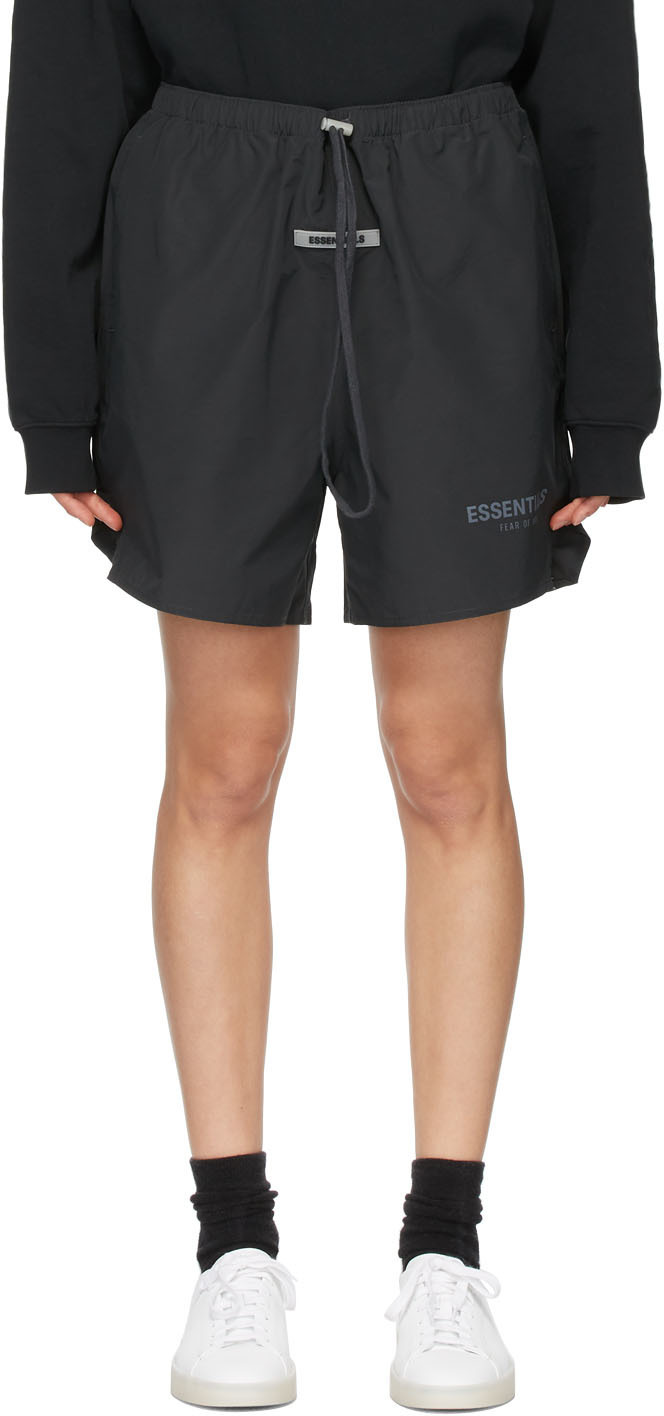 Fear of God ESSENTIALS Black Volley Shorts Fear Of God Essentials