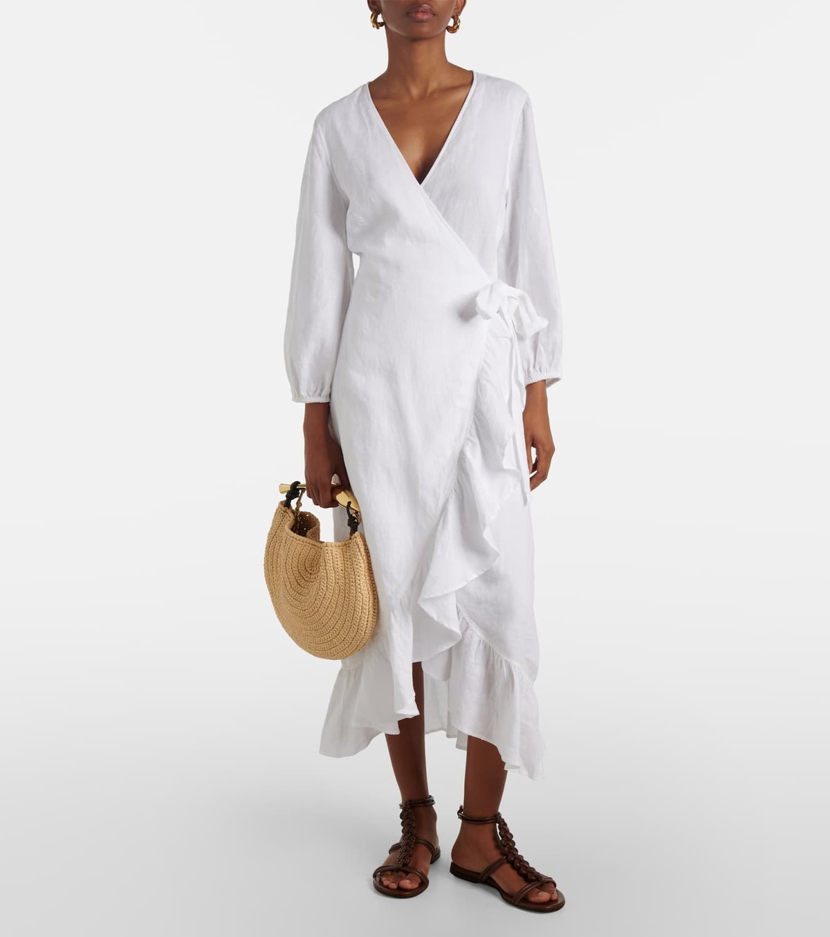 Heidi Klein Linen wrap dress Heidi Klein