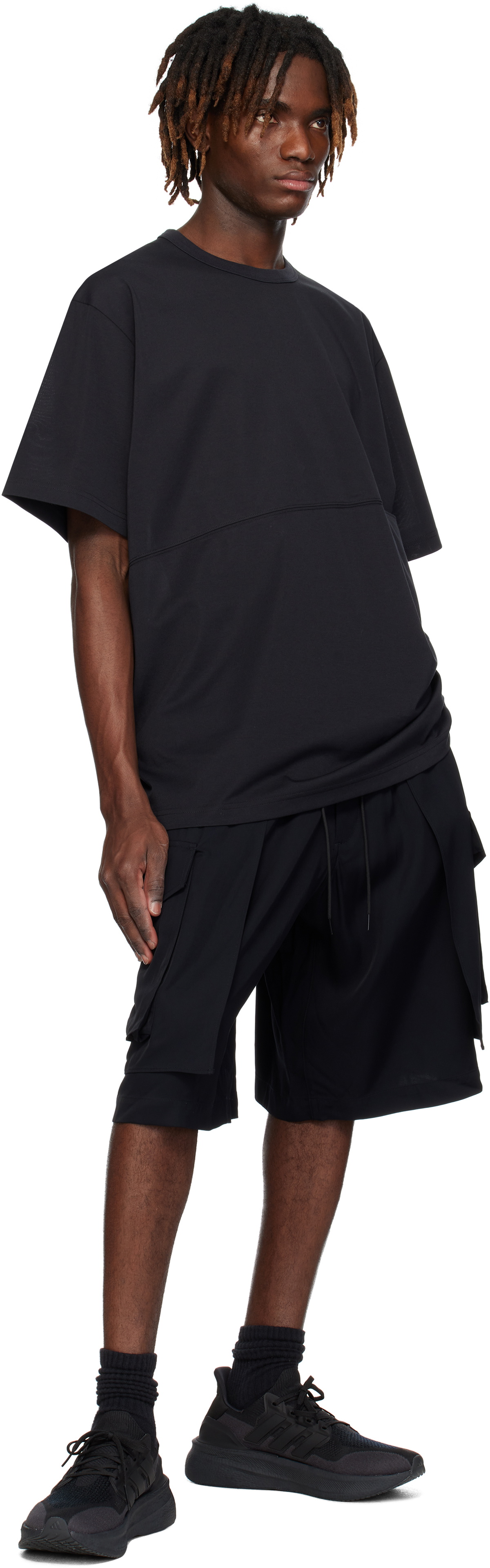 Y-3 Black Vented T-shirt Y-3