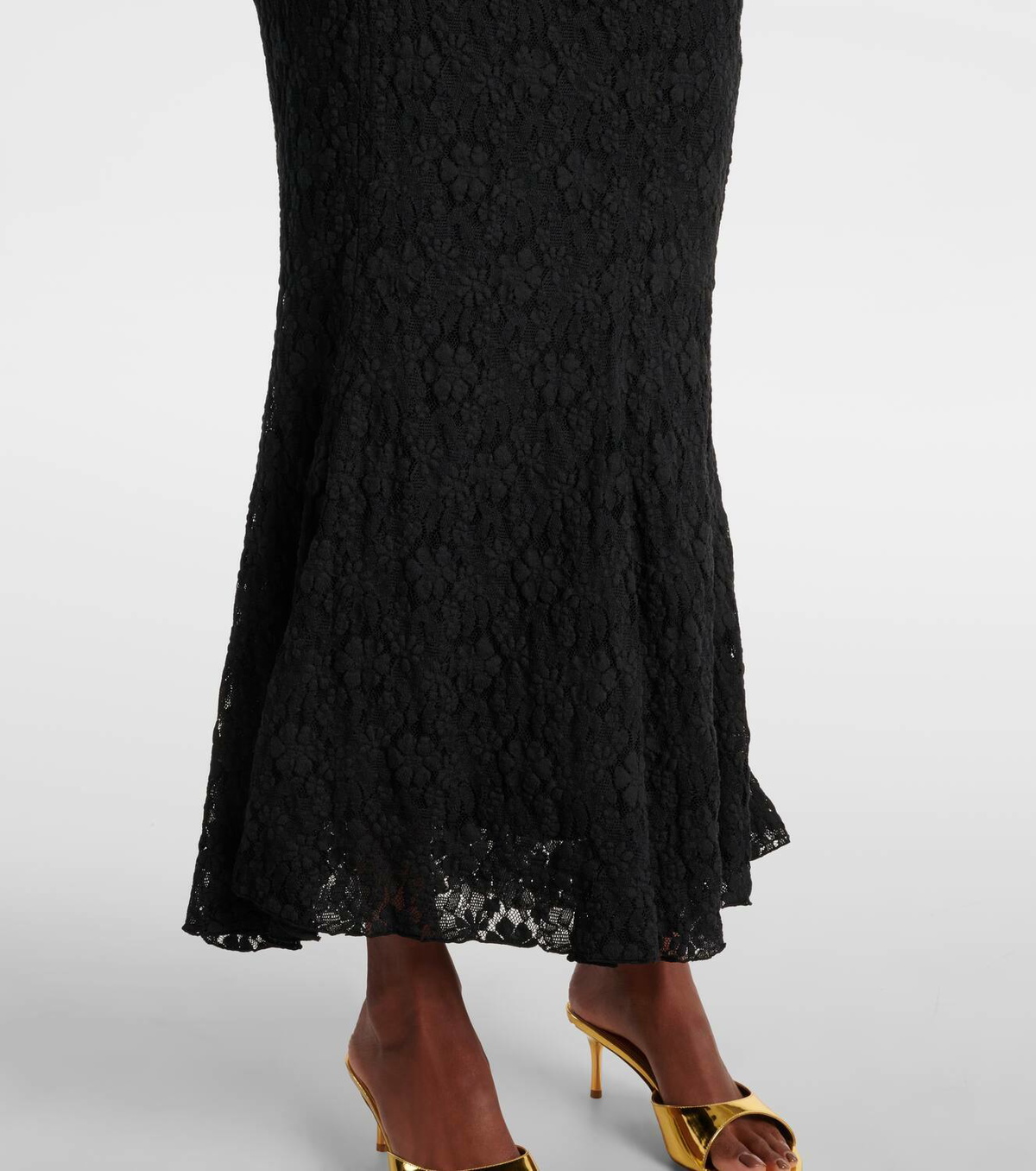 Rotate Puff-sleeve lace midi dress ROTATE Birger Christensen