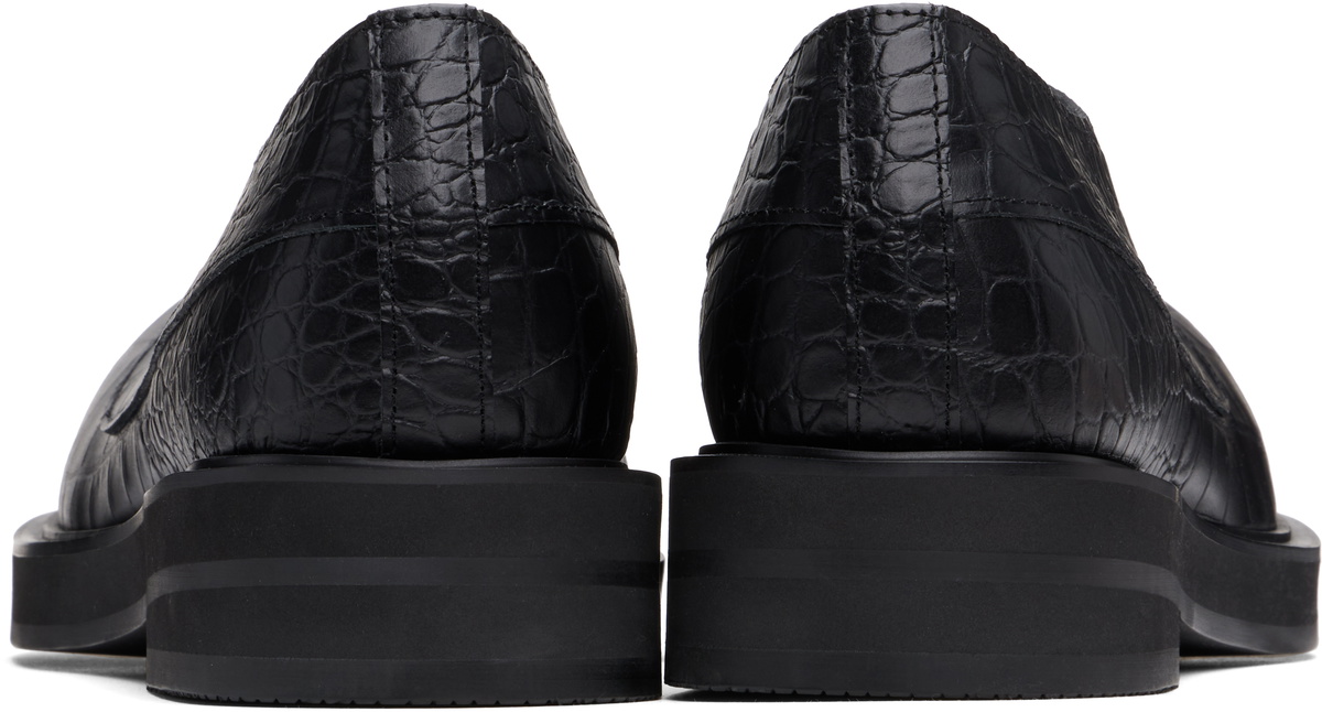 No Idea Black Big Foot Croc Derbys