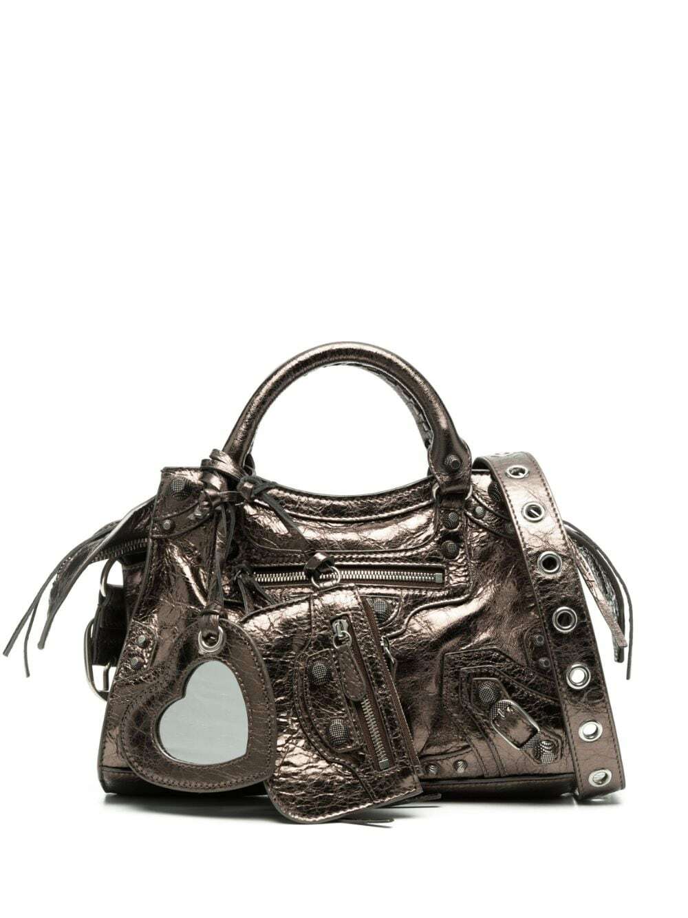 BALENCIAGA - Neo Cagole Xs Leather Handbag Balenciaga