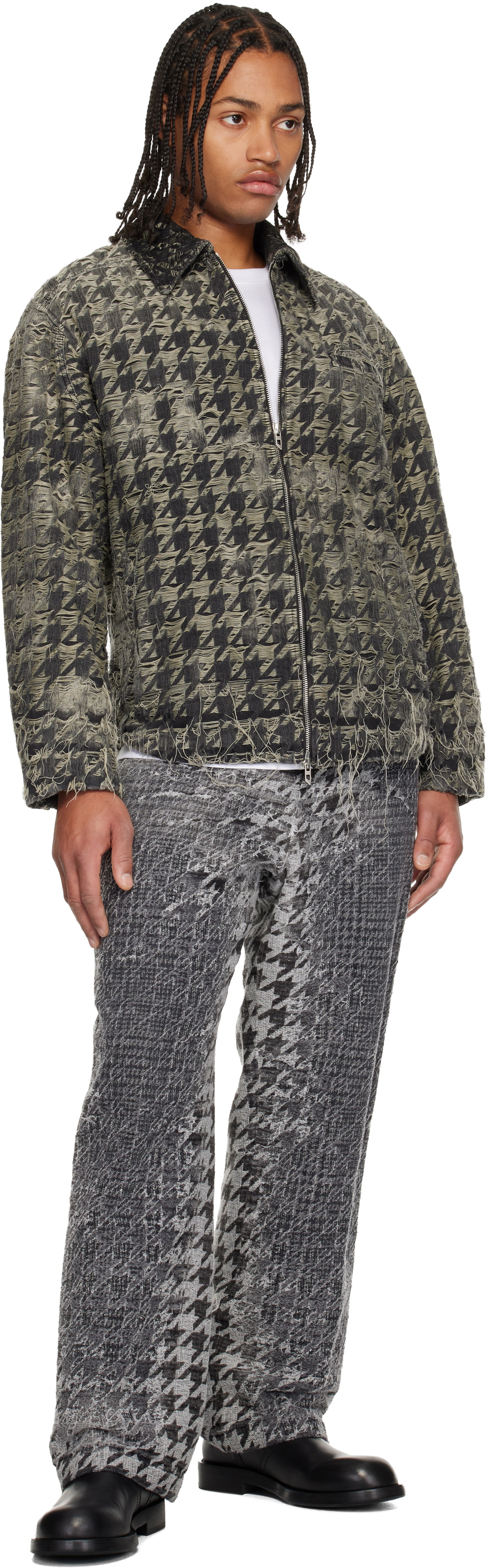 Diesel Gray Regular D-Eber 0cebn Jeans Diesel