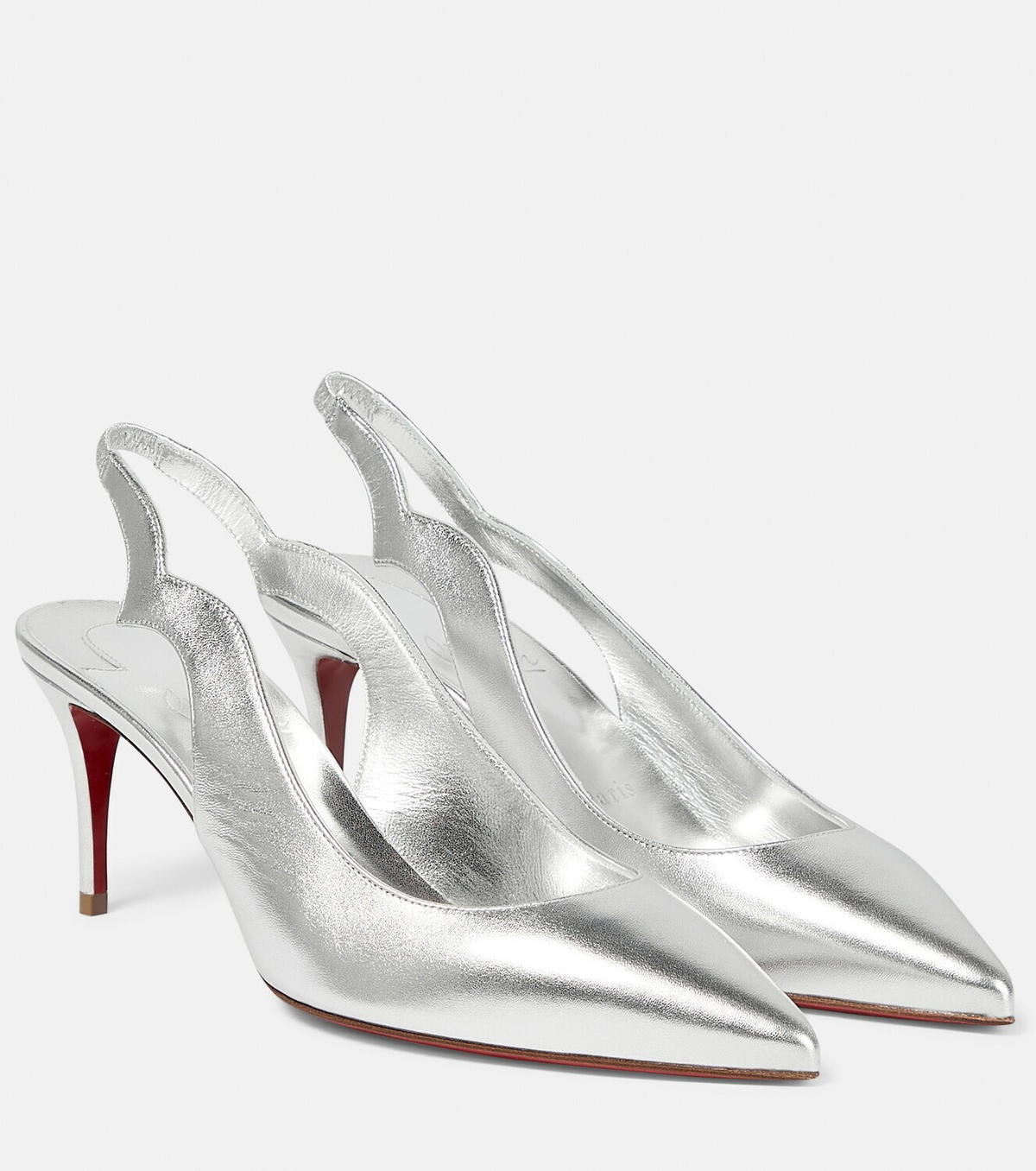 Christian Louboutin Leather slingback pumps Christian Louboutin