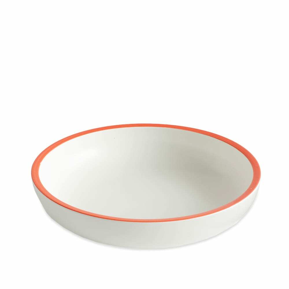 HAY Sobremesa Serving Bowl Small in White/Red HAY