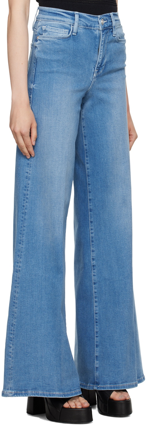 FRAME Blue 'Le Palazzo' Jeans Frame Denim