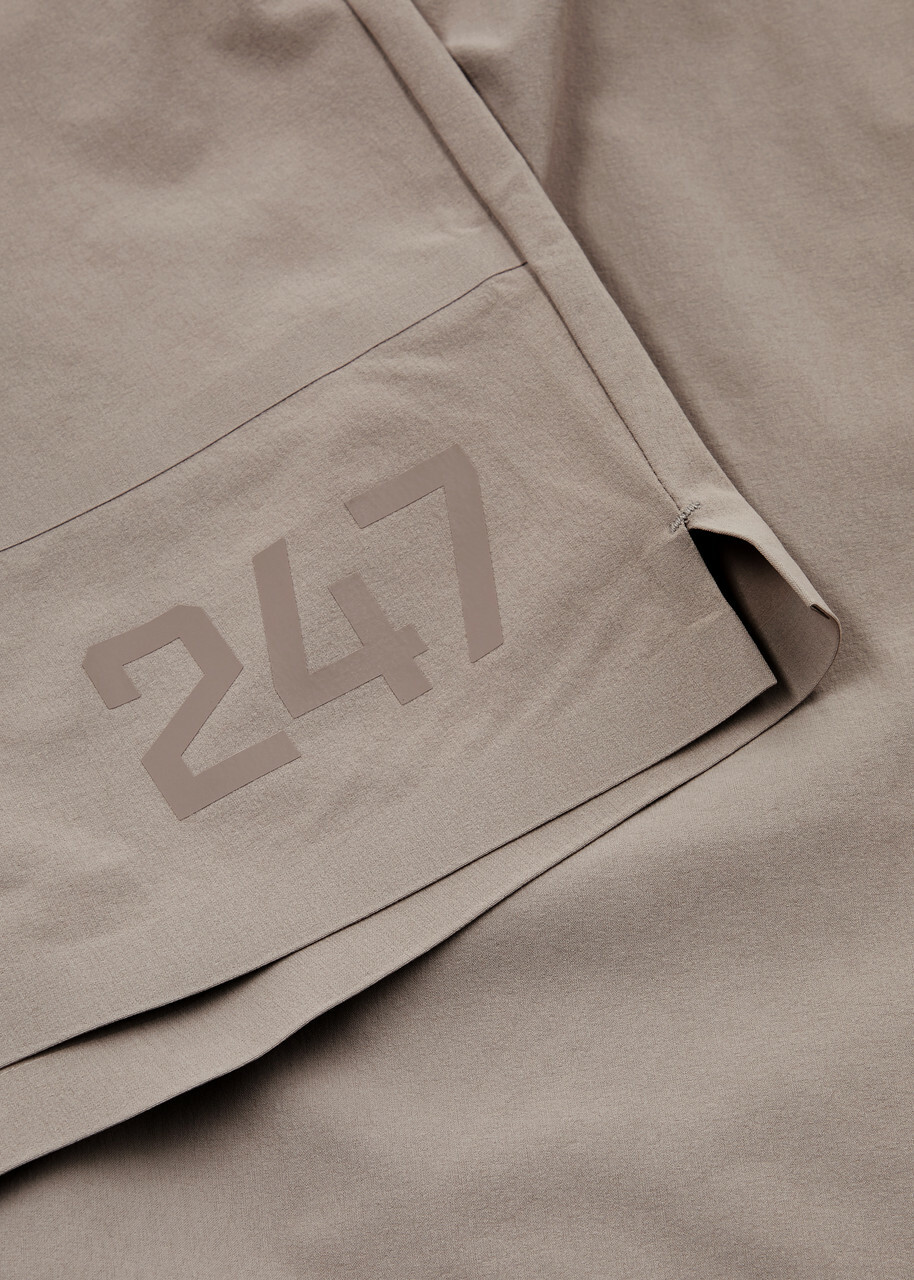 Represent 247 Printed Stretch-nylon Shorts Grey Represent